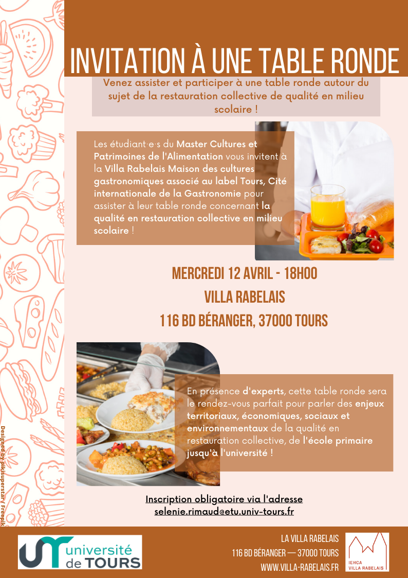 Table ronde restauration collective de qualité en milieu scolaire ...